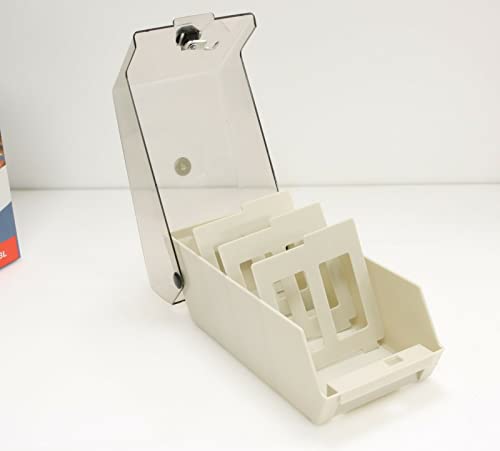 Perfect Micro 3.5" Holds 48 Floppy Diskette Disks Storage Holder w/ Lock PM-48L