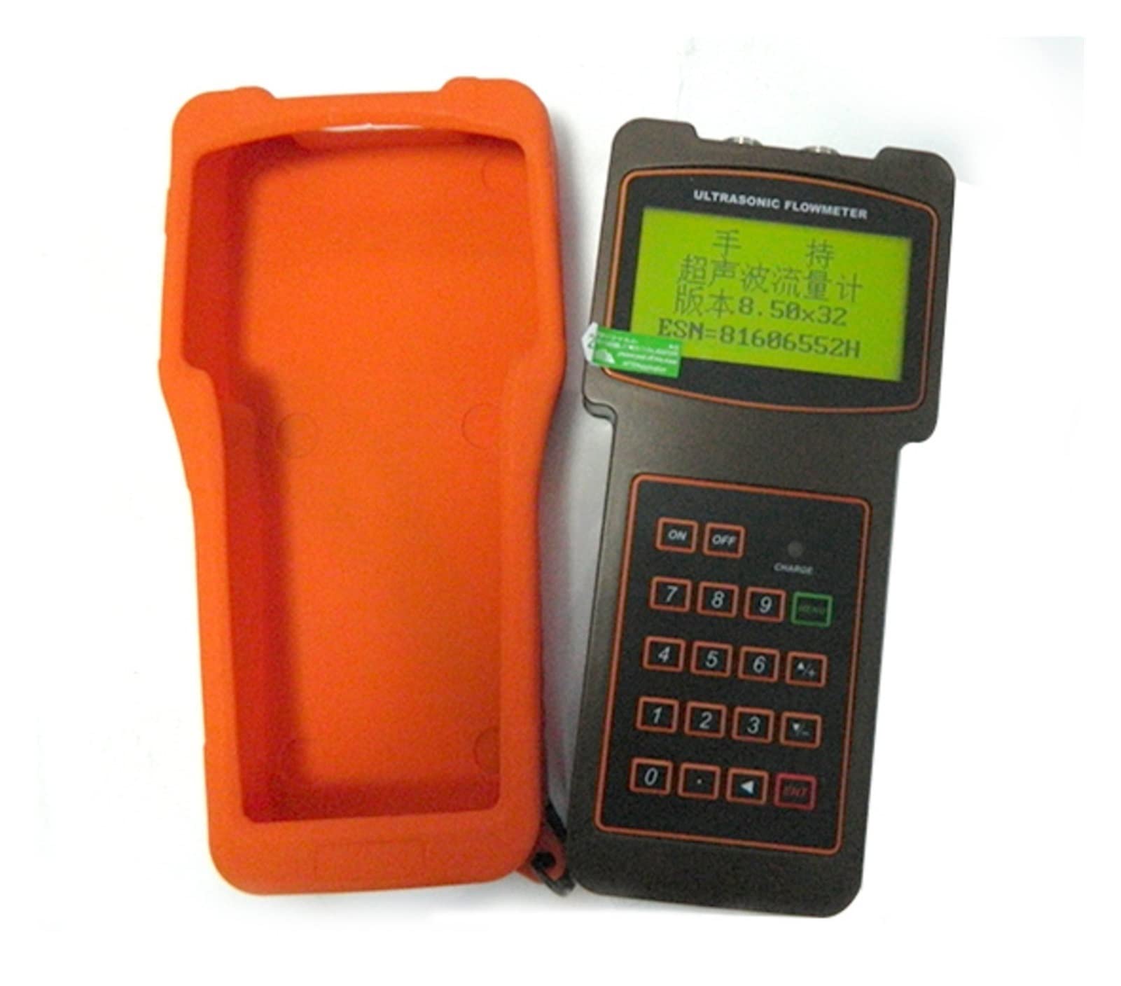 QYTEC Hose Timer Portable Digital Ultrasonic Liquid Flow Meter TUF-2000H with Standard Transducer TM-1 Measuring Range DN50-700mm Water Timer