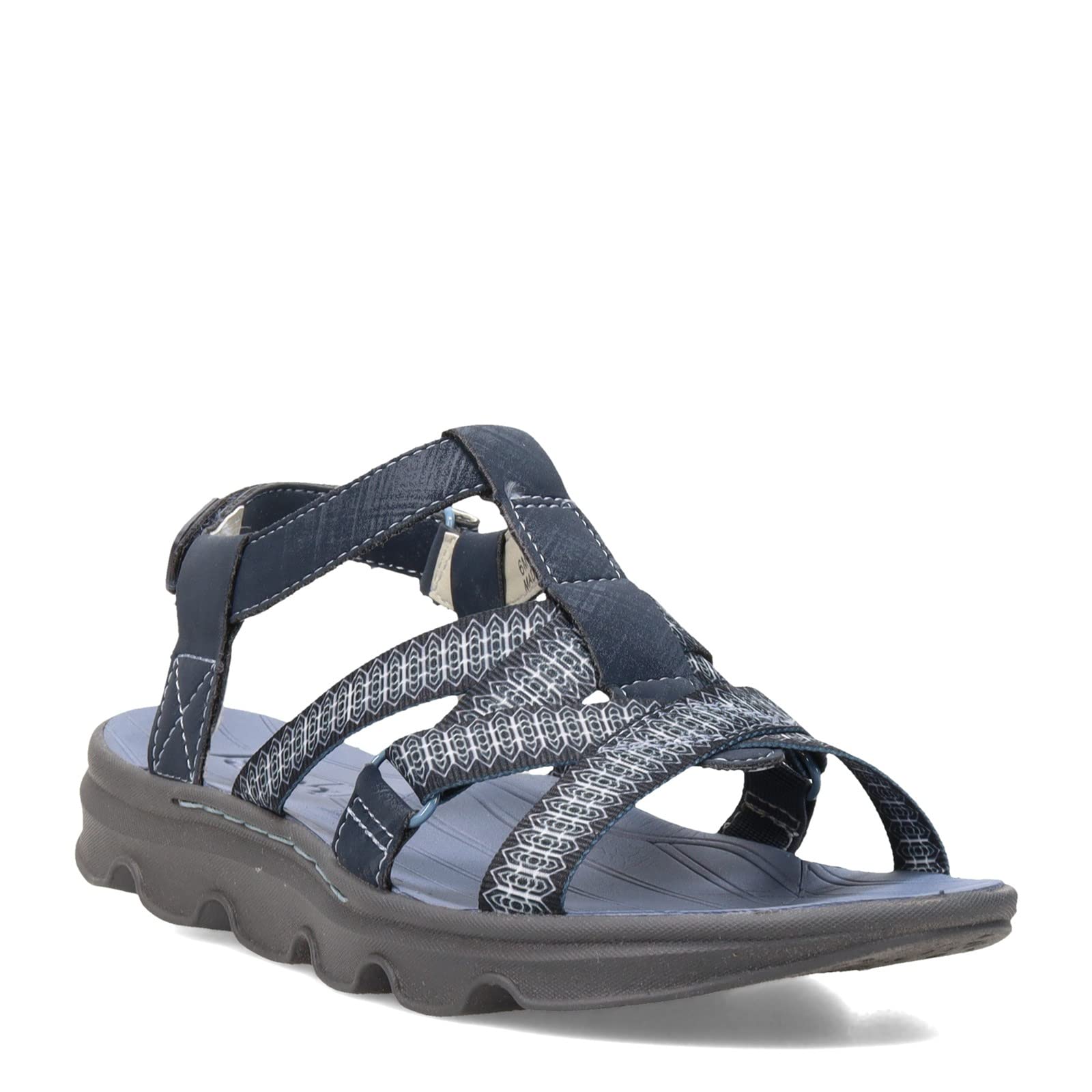 Jambu Women's Bay Water Ready Sport Sandal, Blue Multi, 8