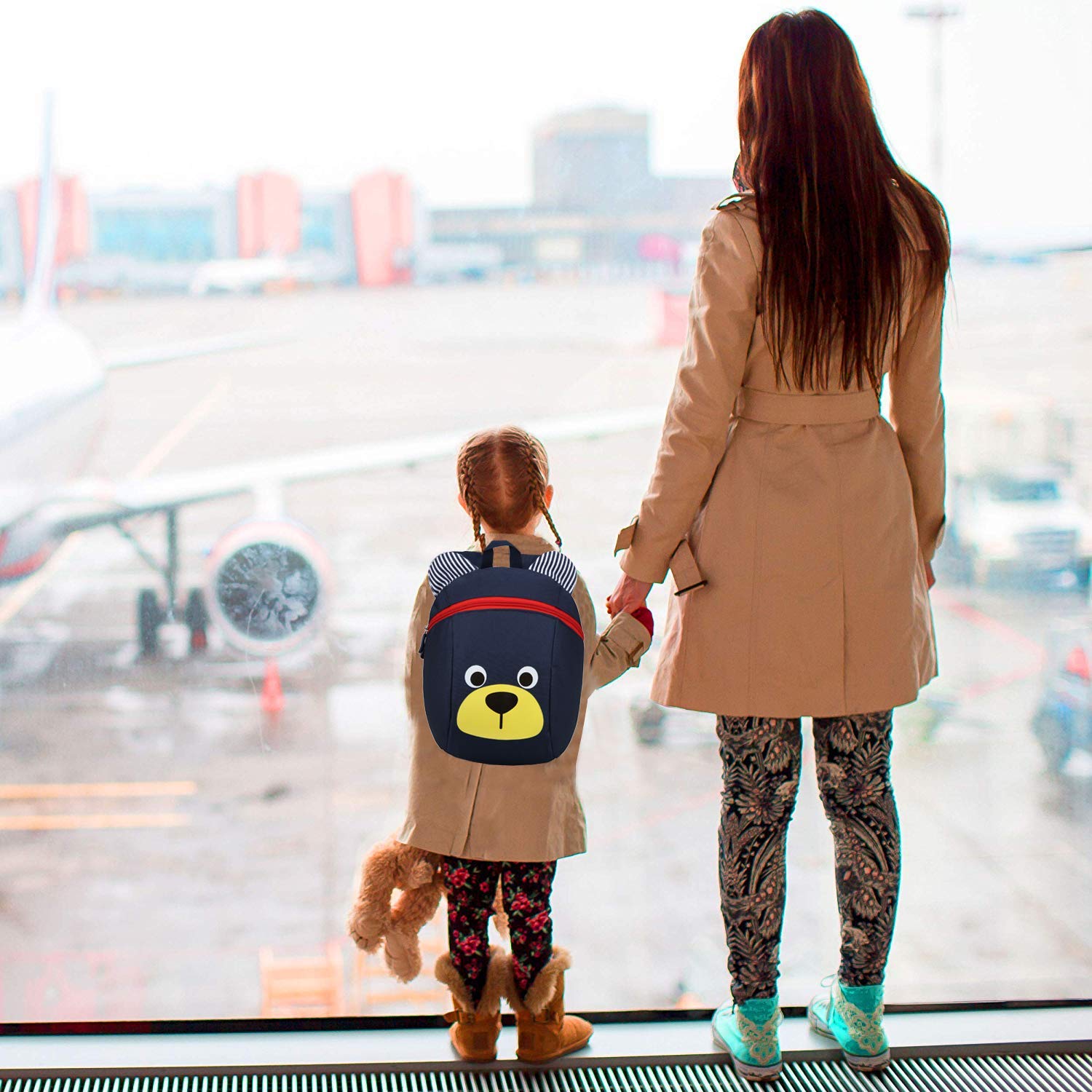 HWJIANFENG Kids Toddler Backpack Leash Boys Girls Lunchbox Preschool Bag