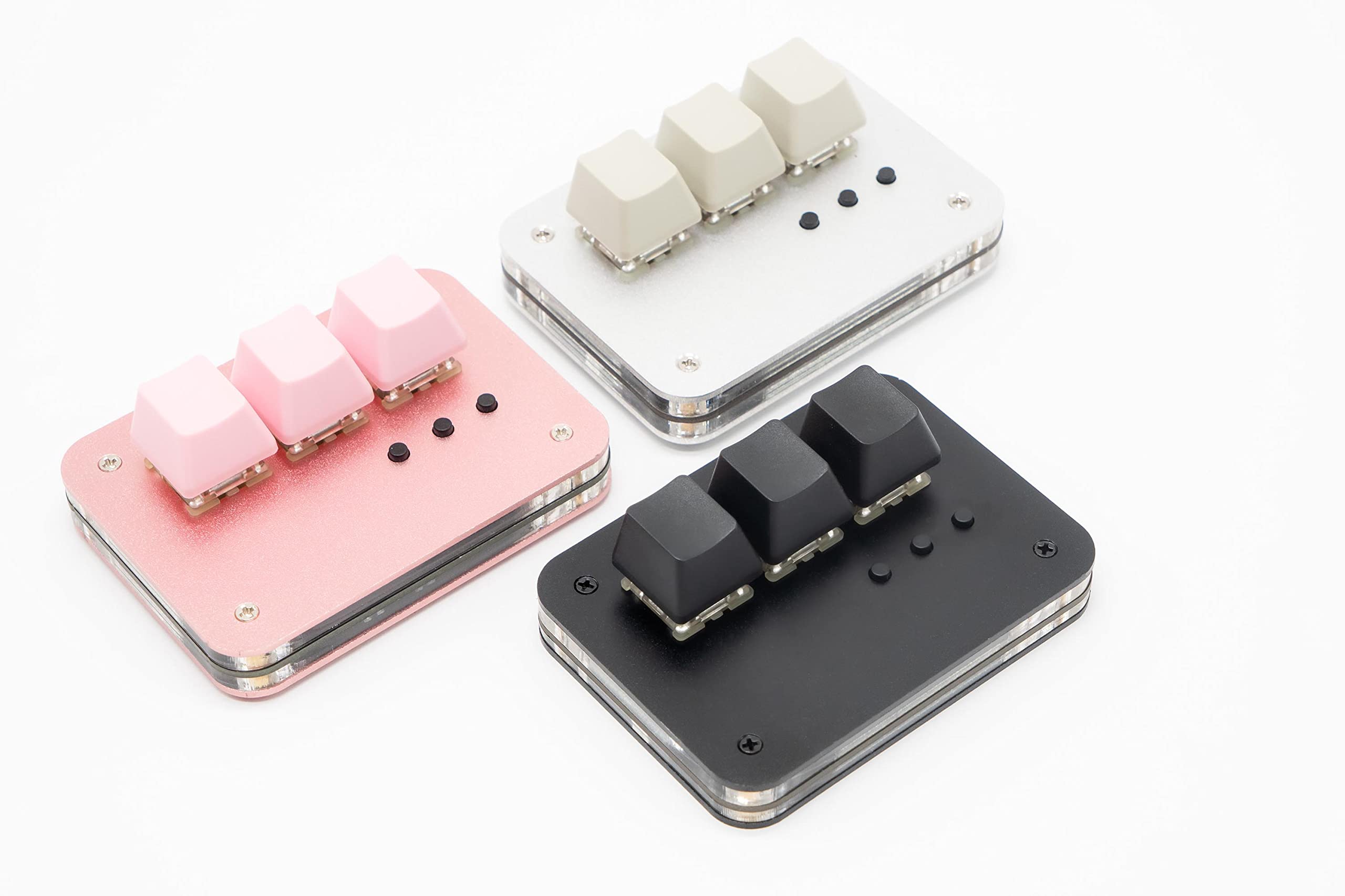 Momokai Tap Trio - 3 Key Mechanical Hot-swappable Macropad (Starlight)