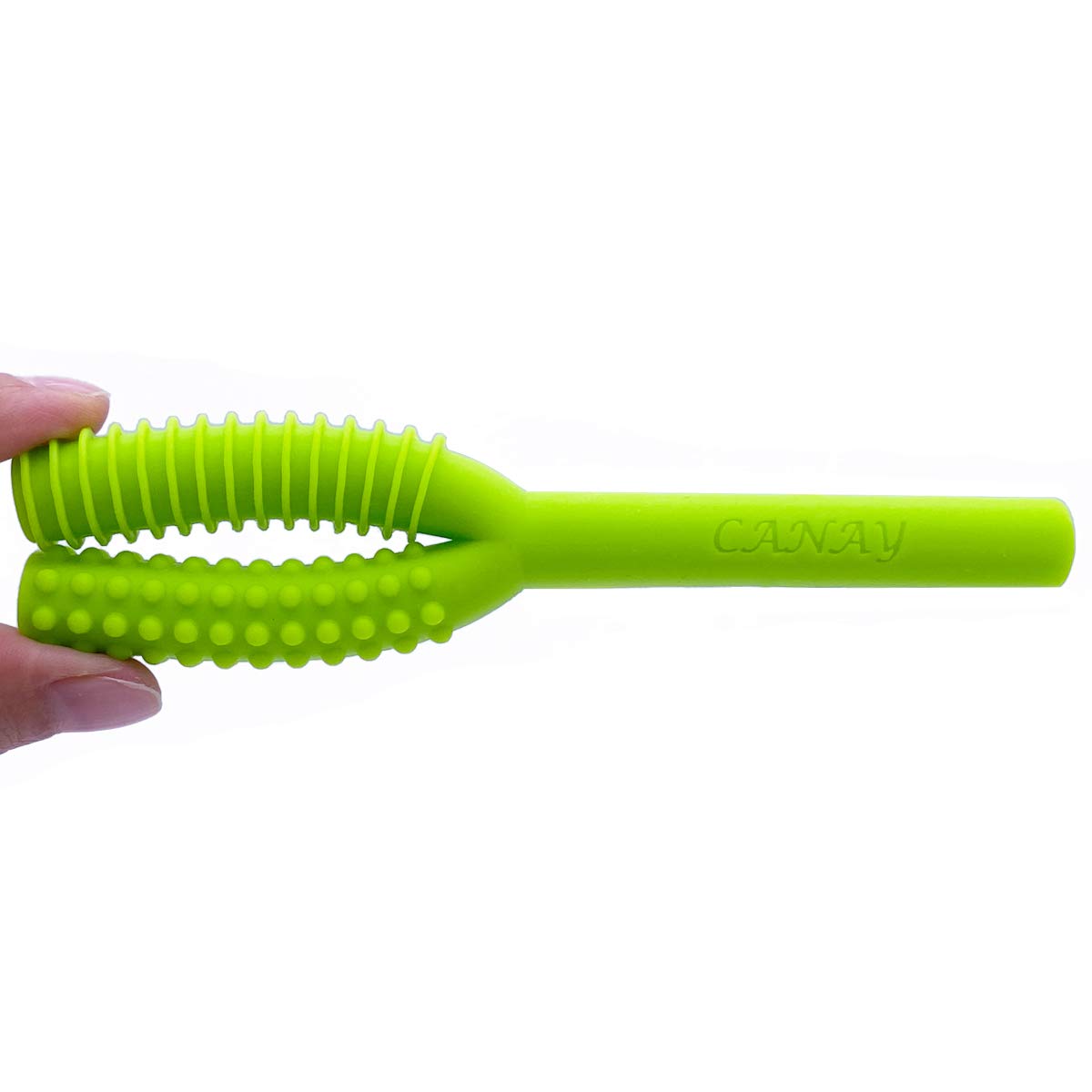 Hollow Teething Tubes – Y Baby Teethers – Teething Toys for Babies 0+ Months - BPA Free/Freezer Safe/Dishwasher Safe