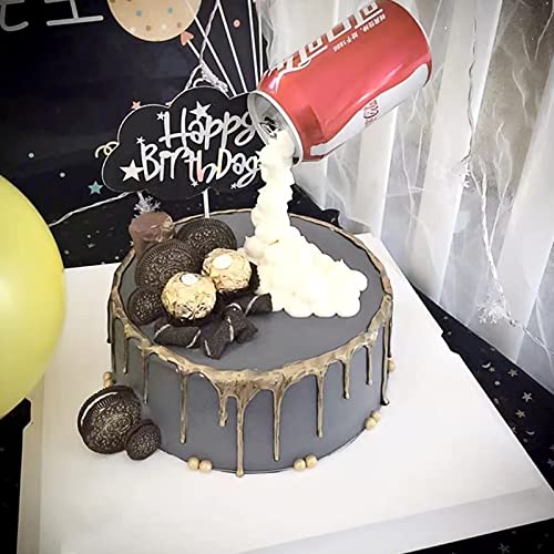 UgyDuky Hanging Decorative Cake Stand Anti Gravity Cake Pouring Kit Reusable Ice Cream Cake Stand for DIY Height Adjustable Floating Cake Stand for Birthday Wedding Graduation Baby Shower Party