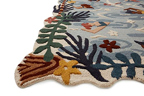 Justina Blakeney x Loloi Optimism Collection OPT-02 Ocean / Multi 18" x 18" Sample Rug