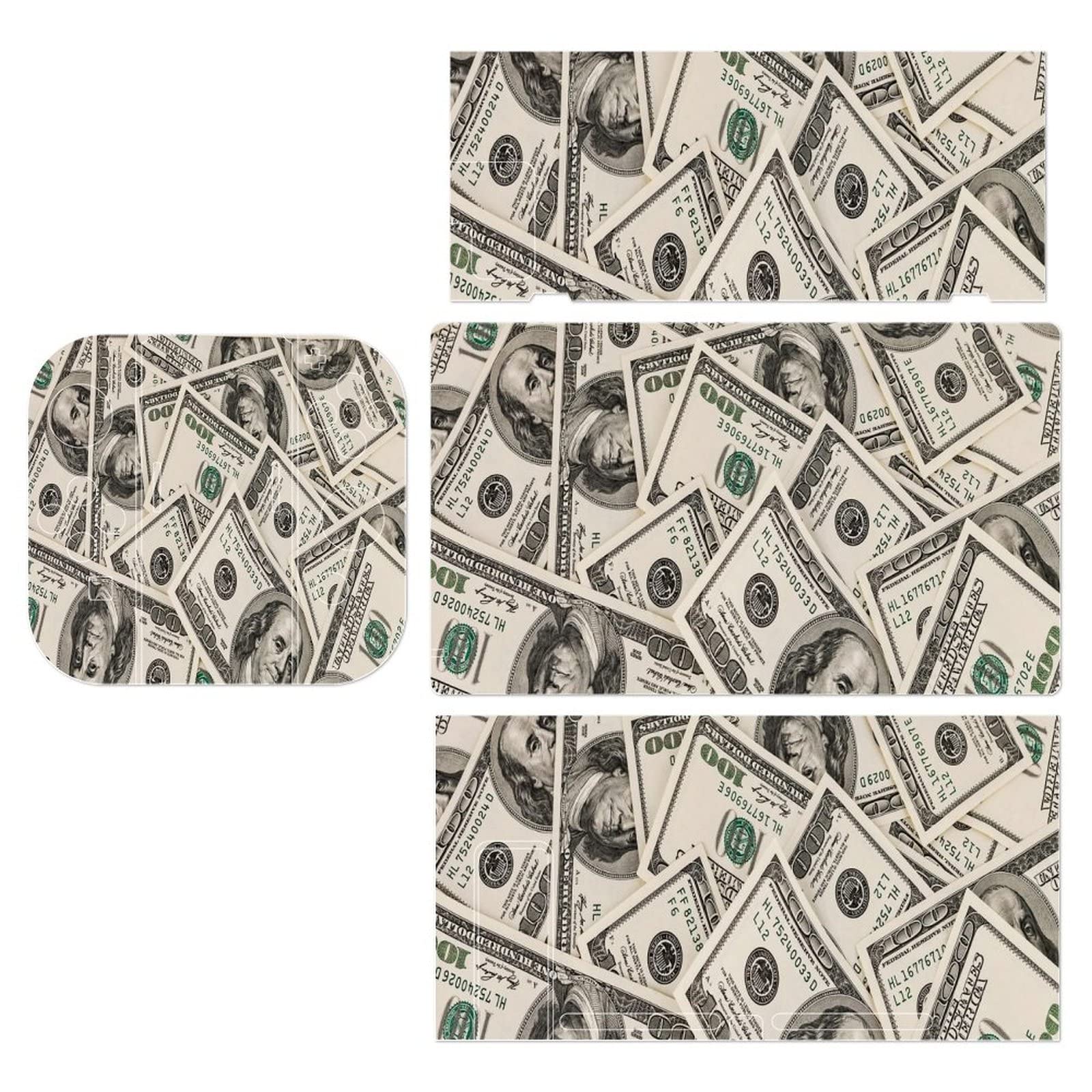 Money American Hundred Dollar Bills Decal Stickers Cover Skin Protective FacePlate for Nintendo Switch for Switch