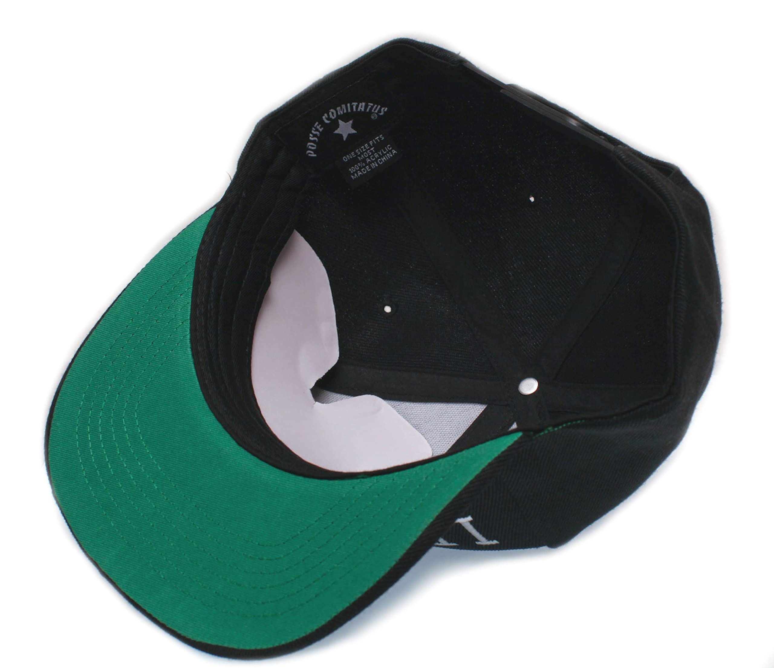Lench Mob Hat Street Knowledge Flat Bill Snapback Cap One-Size Adult Black