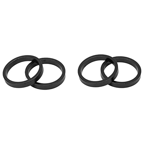 Kadimendium Bicycle Headset Spacer, Light Weight Reliable Long Lasting Bicycle Fork Washer for Road Bike 28.6mm Tube(Black)