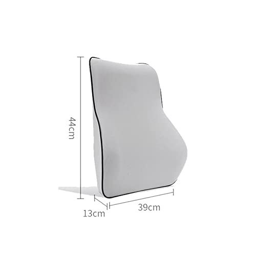 KIFRAL Neck Pillow Car Memory Foam Headrest Lumbar Support Set Neck Pillow Lumbar Backrest Neck Pillow Lumbar Cushion Lumbar Pillow Lumbar Support (Color : Beige)