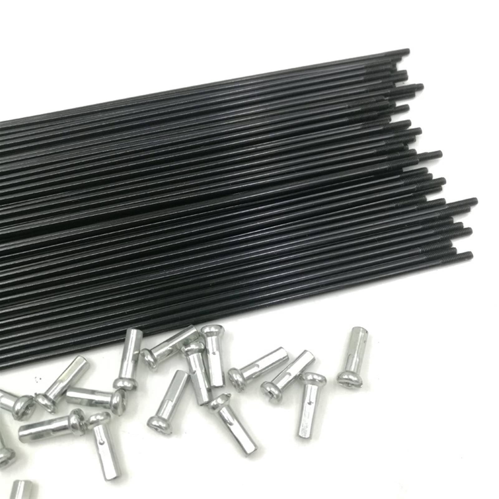 Kerjio Bicycle Spoke Diameter 2.0mm Spoke J Bend MTB/Bike Spoke Lengths from 206mm to 253mm (Color : Length 247 mm)