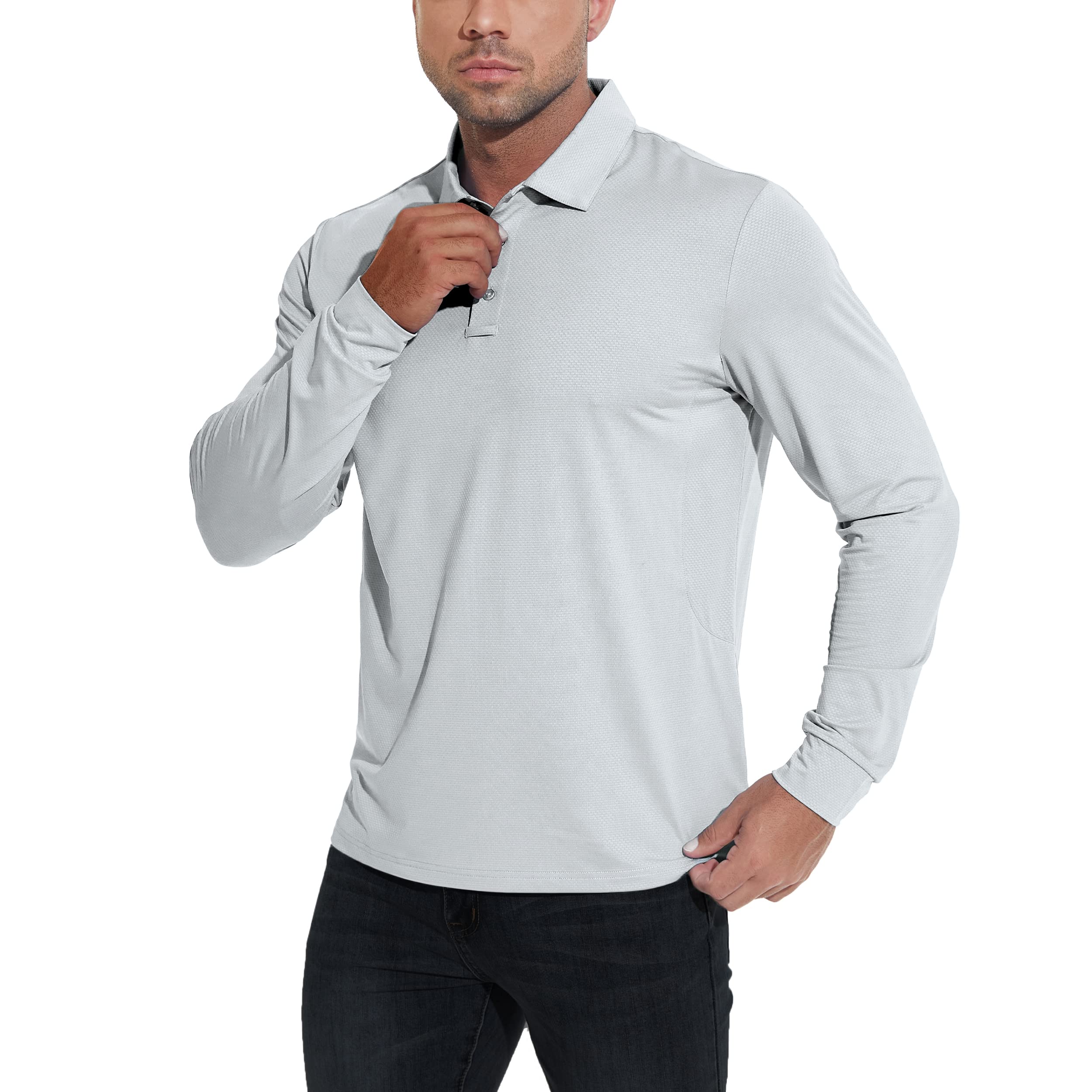 JIM LEAGUE Men's Golf Shirts Polo