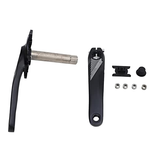 Kadimendium Mountain Bike Crank Arm Set, 8 to 12 Speed Crank Arm Set High Accuracy Anodic Oxidation for Road Bicycle