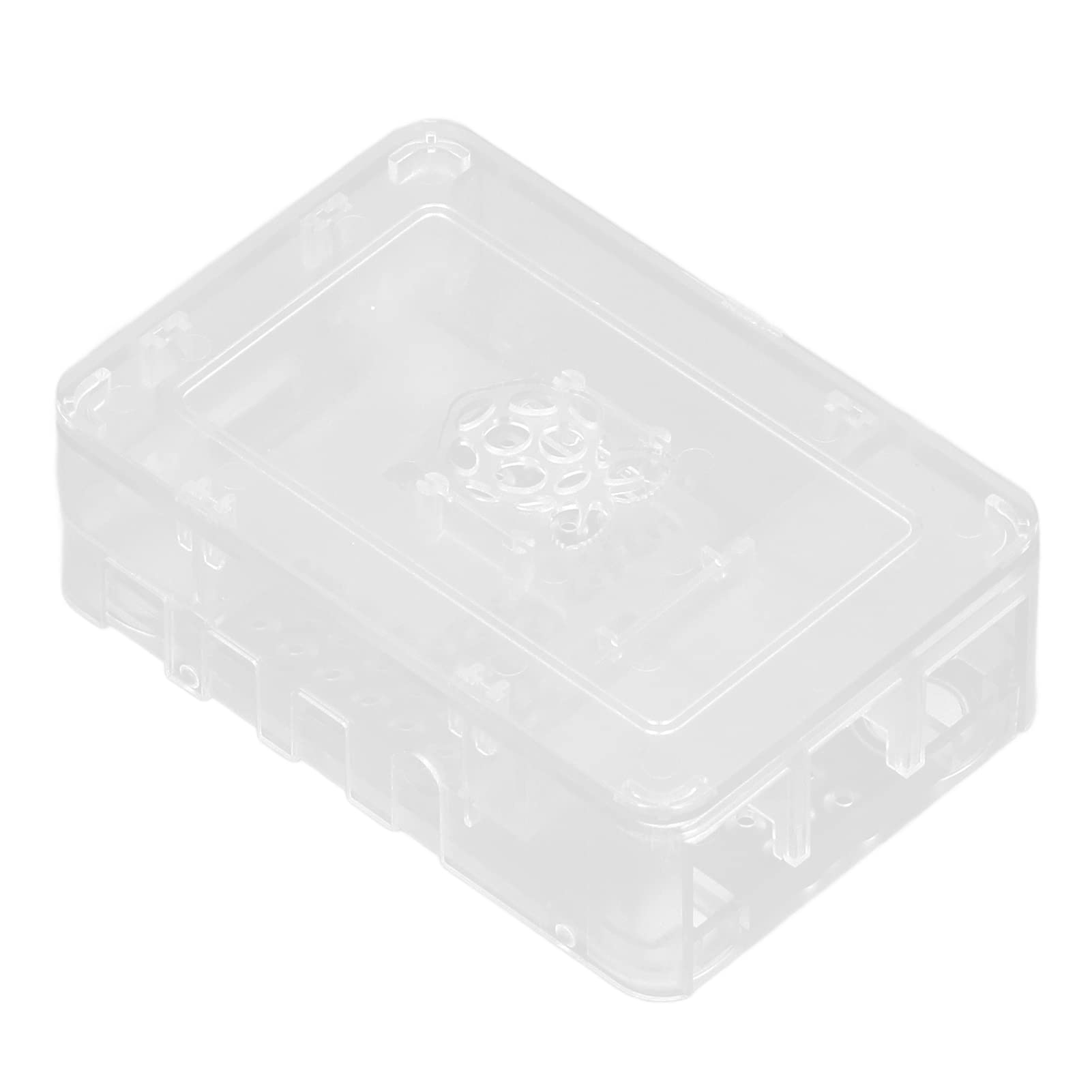 Protective Case, Protective Shell, for Raspberry Pi 4 Case ABS Detachable Scratch Resistant Heat Dissipation Protective Shell White(Transparent)