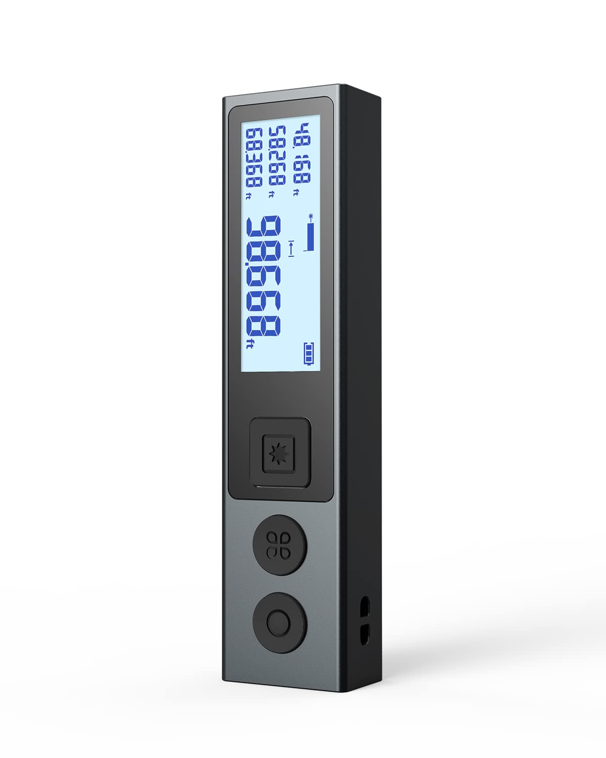 MiLESEEY Laser Measure,Mini Portable Laser Measurement Tool with Alloy Housing Design,Rechargeable,Backlit Display,M/in/Ft Unit Switching,Pythagorean Mode, Measure Distance, Area and Volume (98 Feet)
