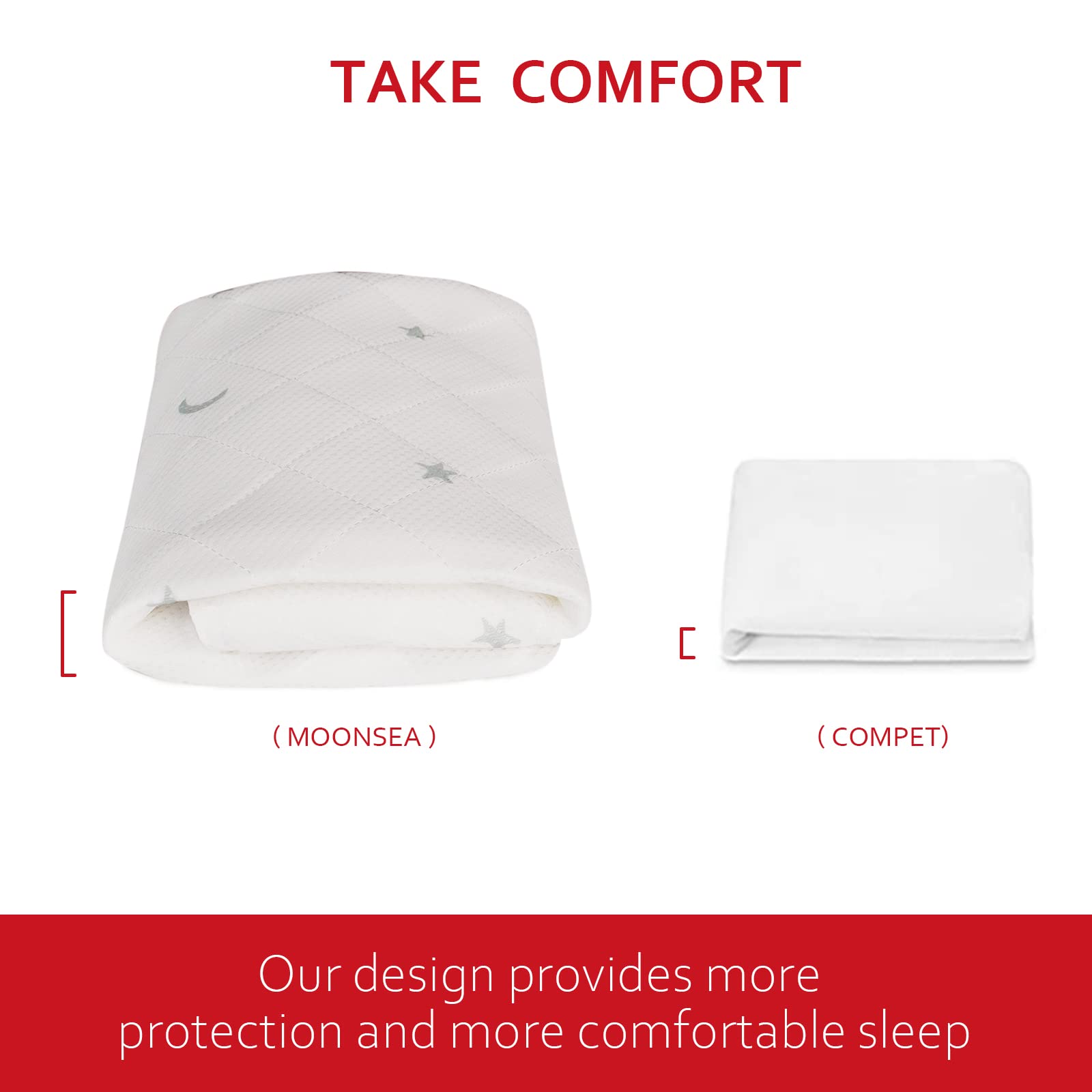 Pack and Play Mattress Topper and Waterproof Pack N Play Mattress Pad