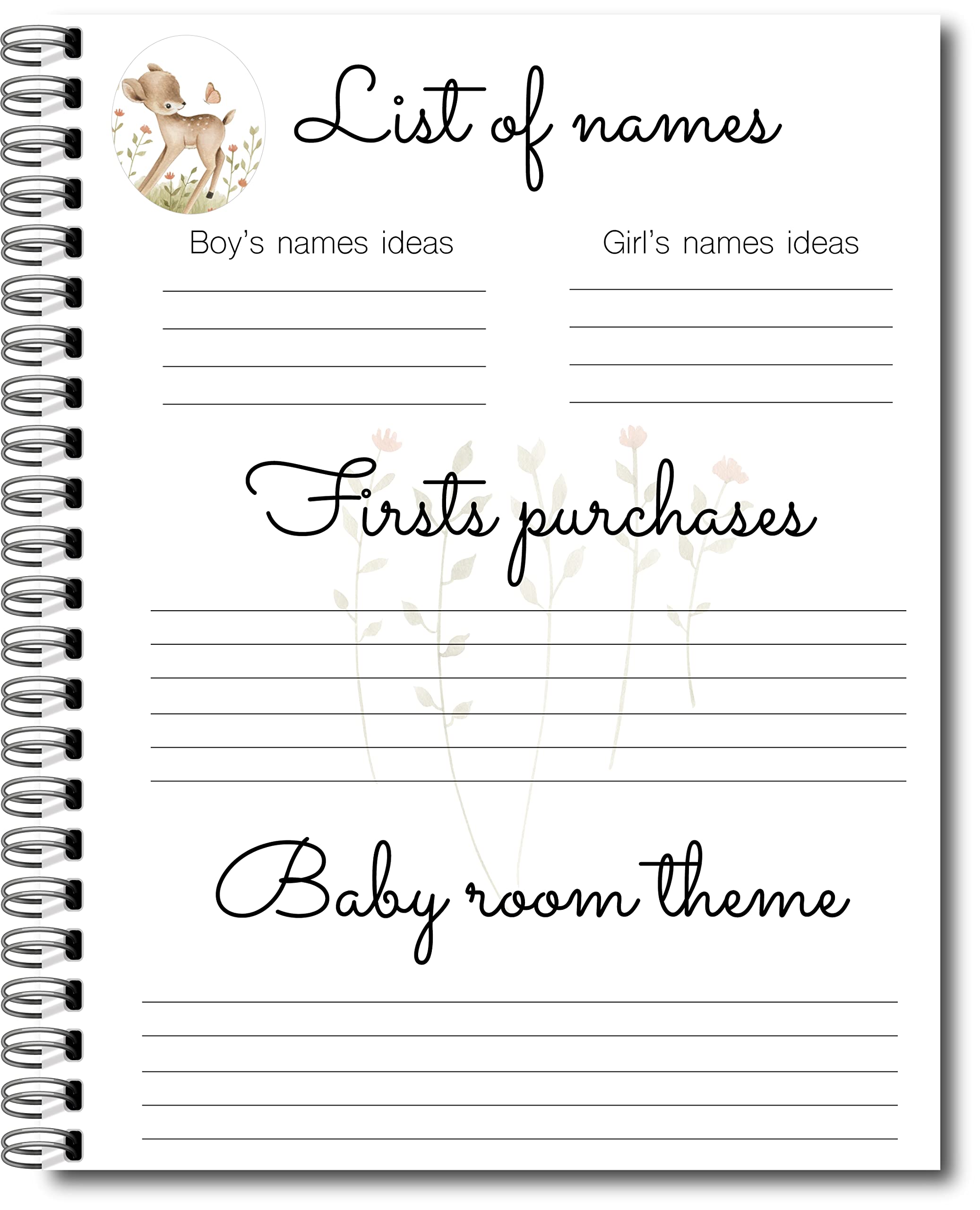 My Baby book, memories book, baby journal (Forest animals) Keepsake for Baby Boy or Girl, Timeless First Year,