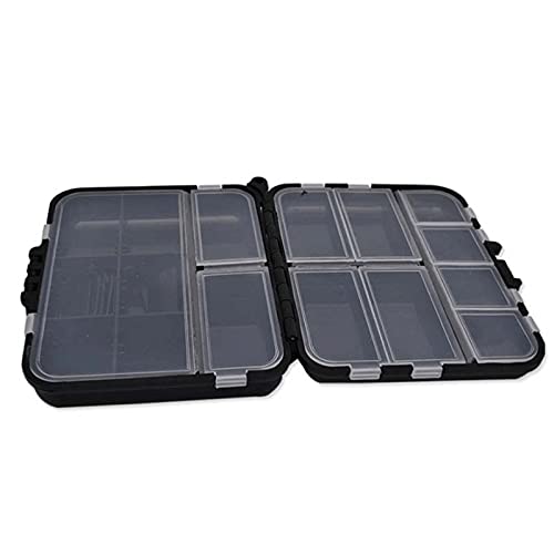 LMMDDP Fishing Hook Box Black Tool Box Storage Bait Hook Box Storage Fishing Tackle Box Fishing Accessories