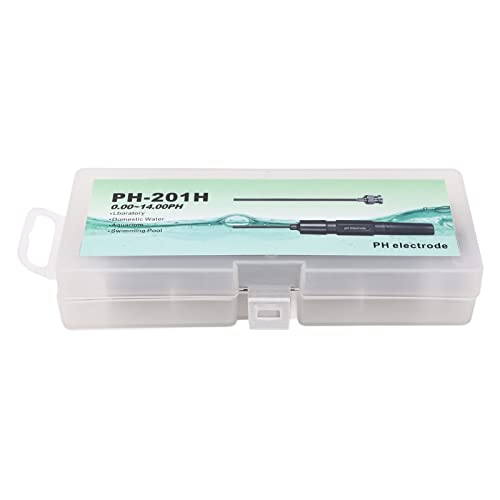 PH Probe, 0.00 To 14.00PH Waterproof Lightweight PH Electrode for Aquaculture (1.9m)