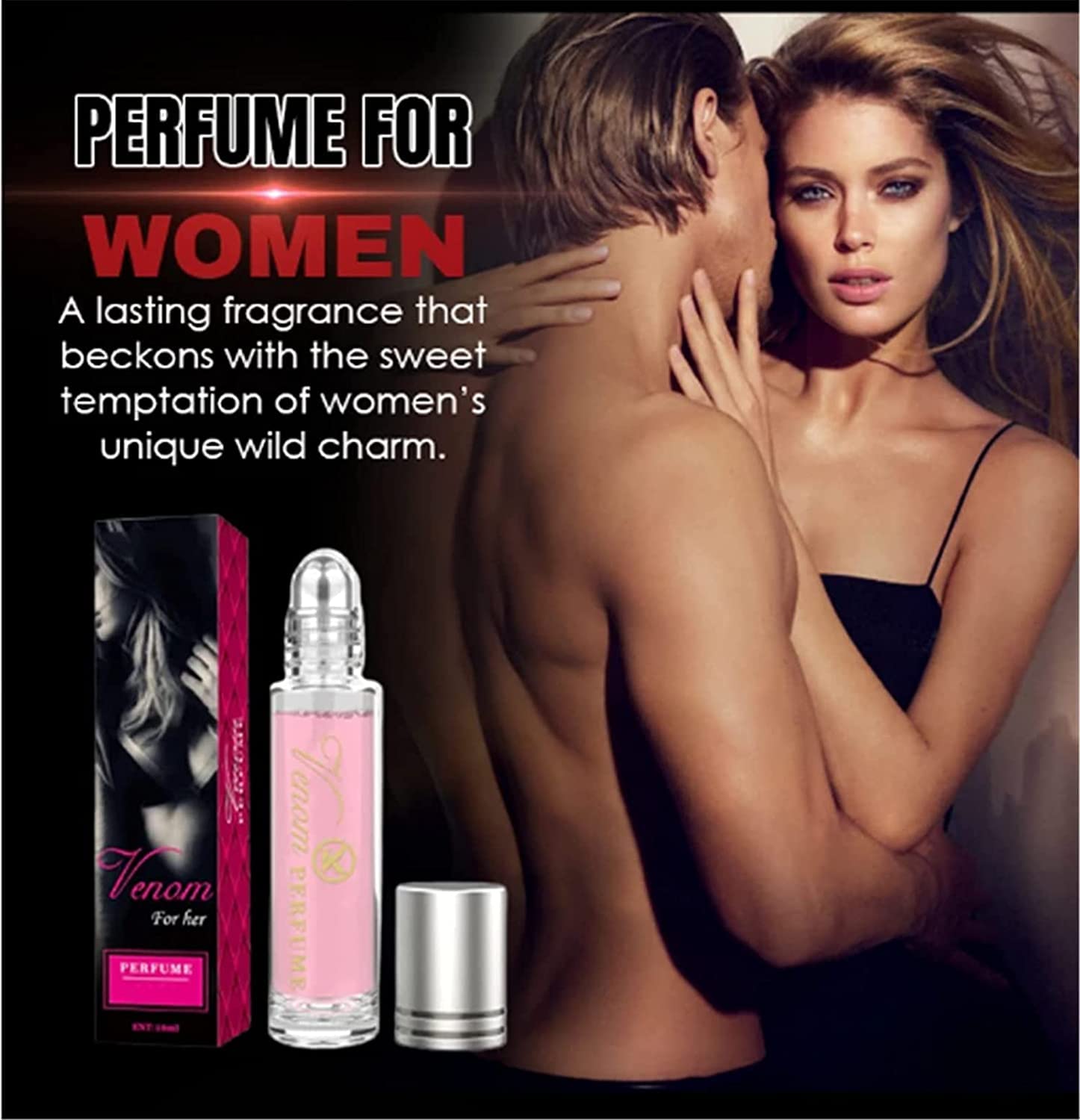 Pheromone Perfume, Venom Fragrance for Her, Aphrodite's Phero perfume, Pheromone Oil for Women To Attract Men, Roll On Pheremone Oils, Ladies Pharamon Perfume(For Women-2PCS)