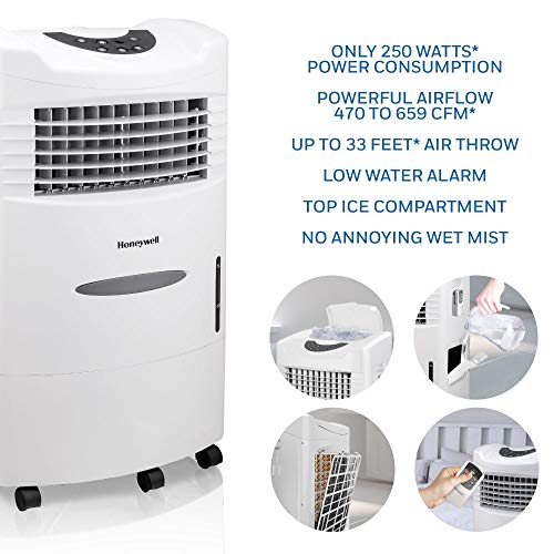 Honeywell 745 CFM* Indoor Portable Evaporative Cooler with Remote Control β CL201AEW