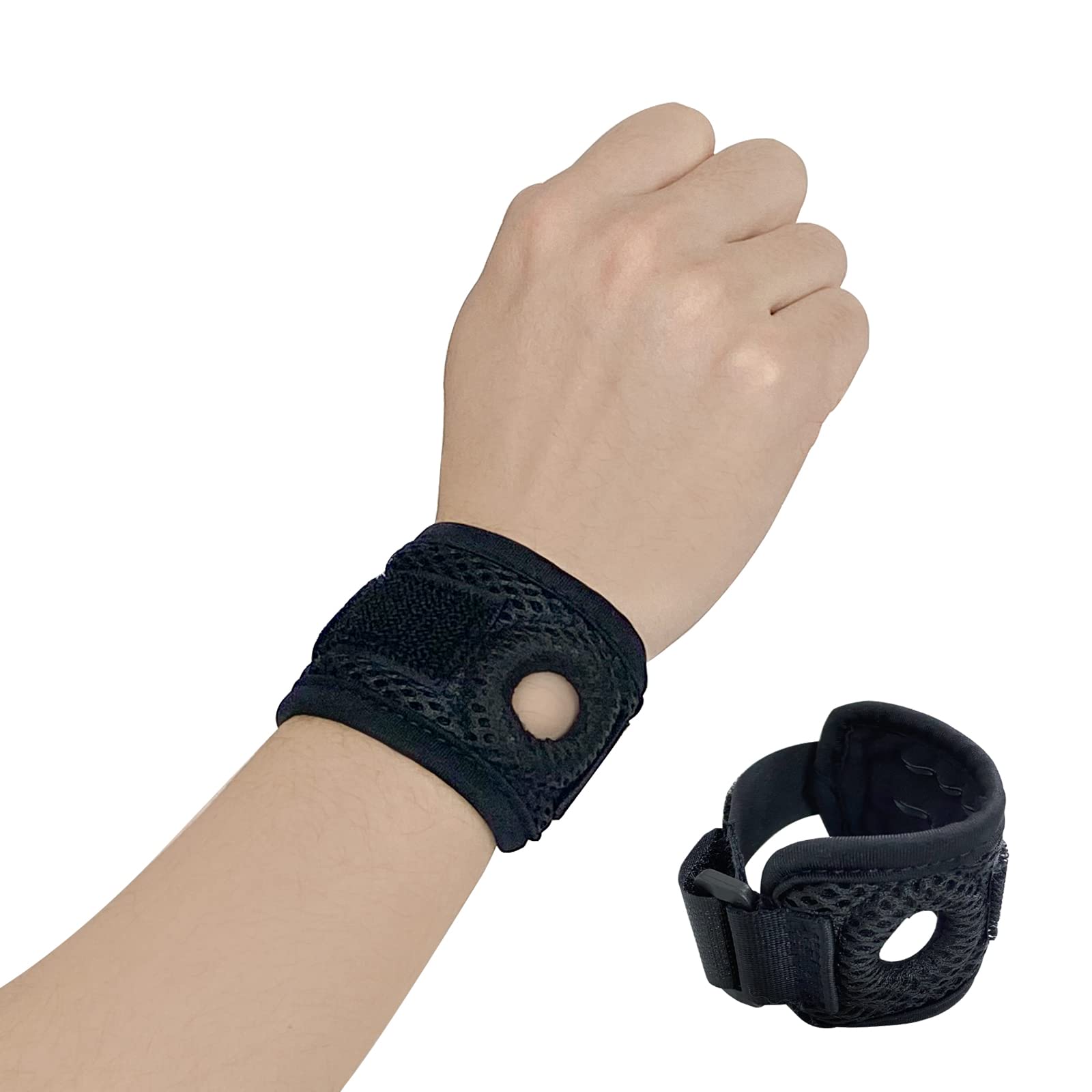 JISHAHS Wrist Brace for TFCC Tear, TFCC Wrist Band for Pain Relief - Triangular Fibrocartilage Complex Injury, Pinky Side Wrist Pain, DRUJ Instability, Universal for Left and Right Hand (S/M)