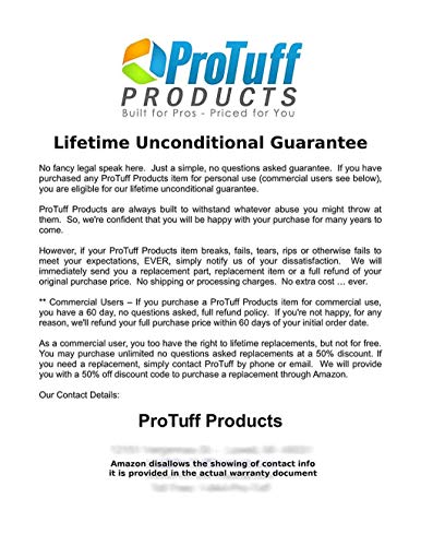 Pool Skimmer Net Rake, Ultra Fine Mesh, Unlimited Free Replacement by ProTuff - 3X Faster Heavy Duty 250 Micron Nylon for Cleaning Silt, Sand, Pollen & Swimming Pool Skimming - 60 Mesh - 18"