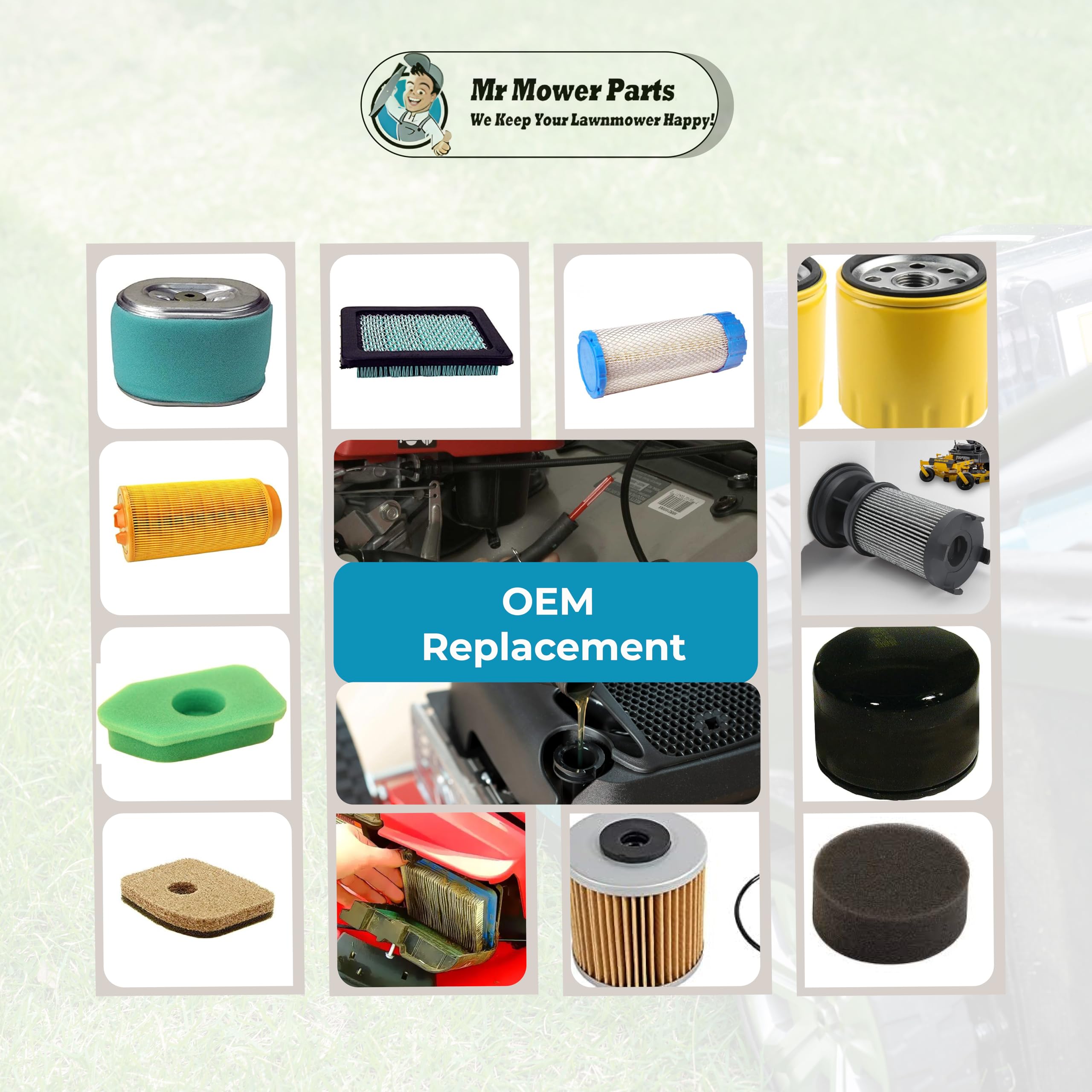 Mr Mower Parts Oil Filter For MTD Cub Cadet # 751-11501, 751-12690, 951-12690, 951-11501