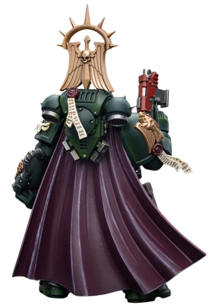 HiPlay JoyToy Warhammer 40K Collectible Figure: Dark Angels Master with Power Fist 1:18 Scale Action Figures JT7691 (JT7691)
