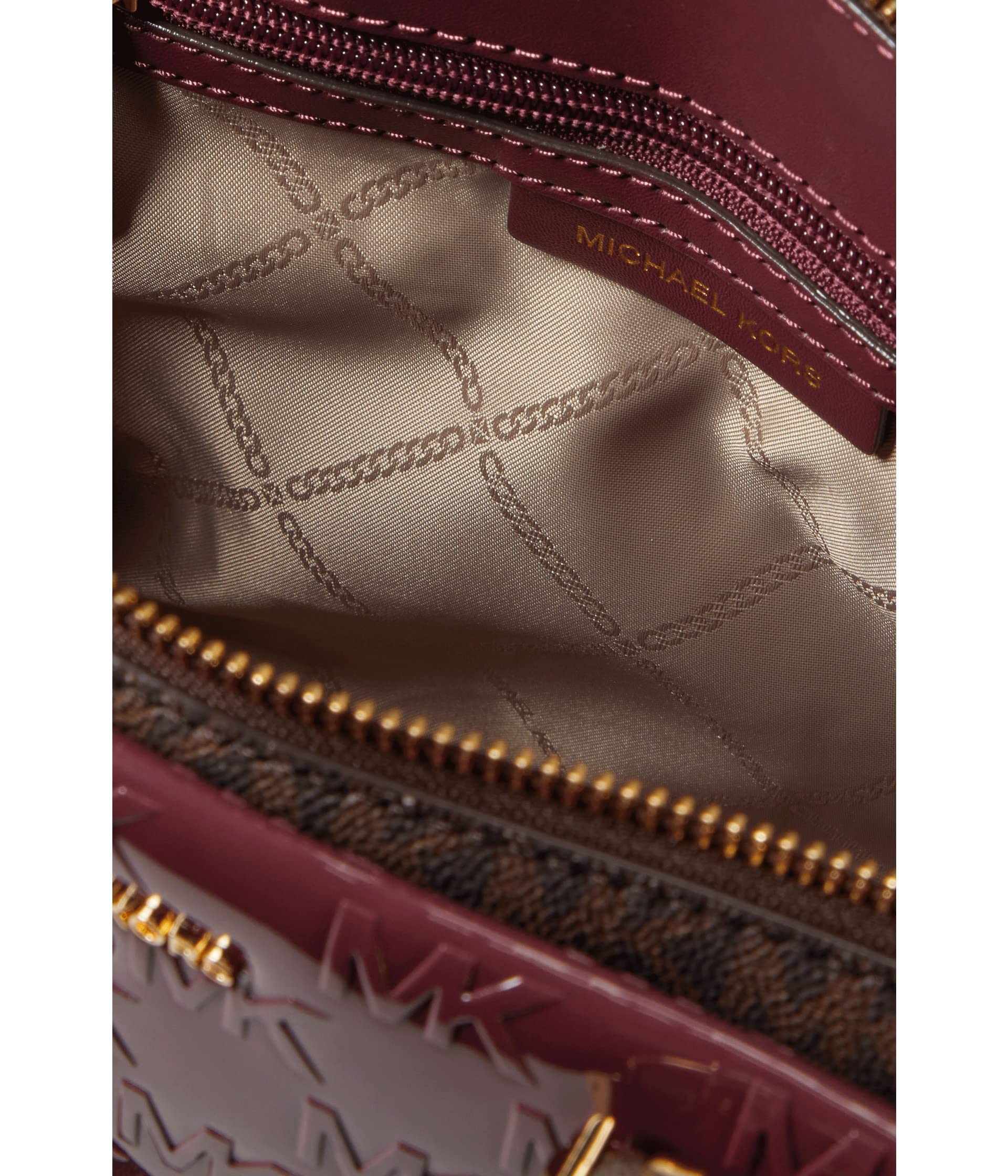 Michael Kors Marilyn Medium Satchel Merlot One Size