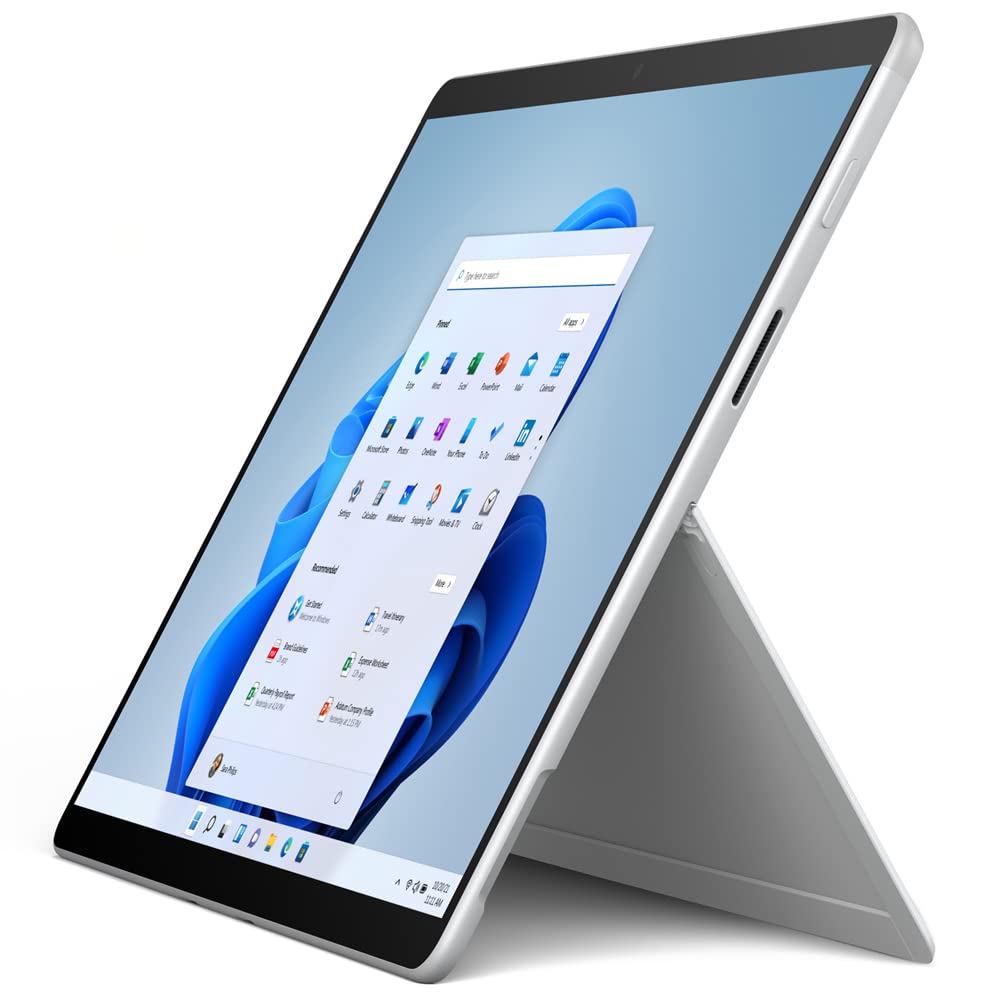 Microsoft E8R-00001 Surface Pro X 13" Touchscreen 16GB/512GB SQ 2, Platinum Bundle Surface Pro X Keyboard, Surface Slim Pen 2 and 2 YR CPS Enhanced Protection Pack