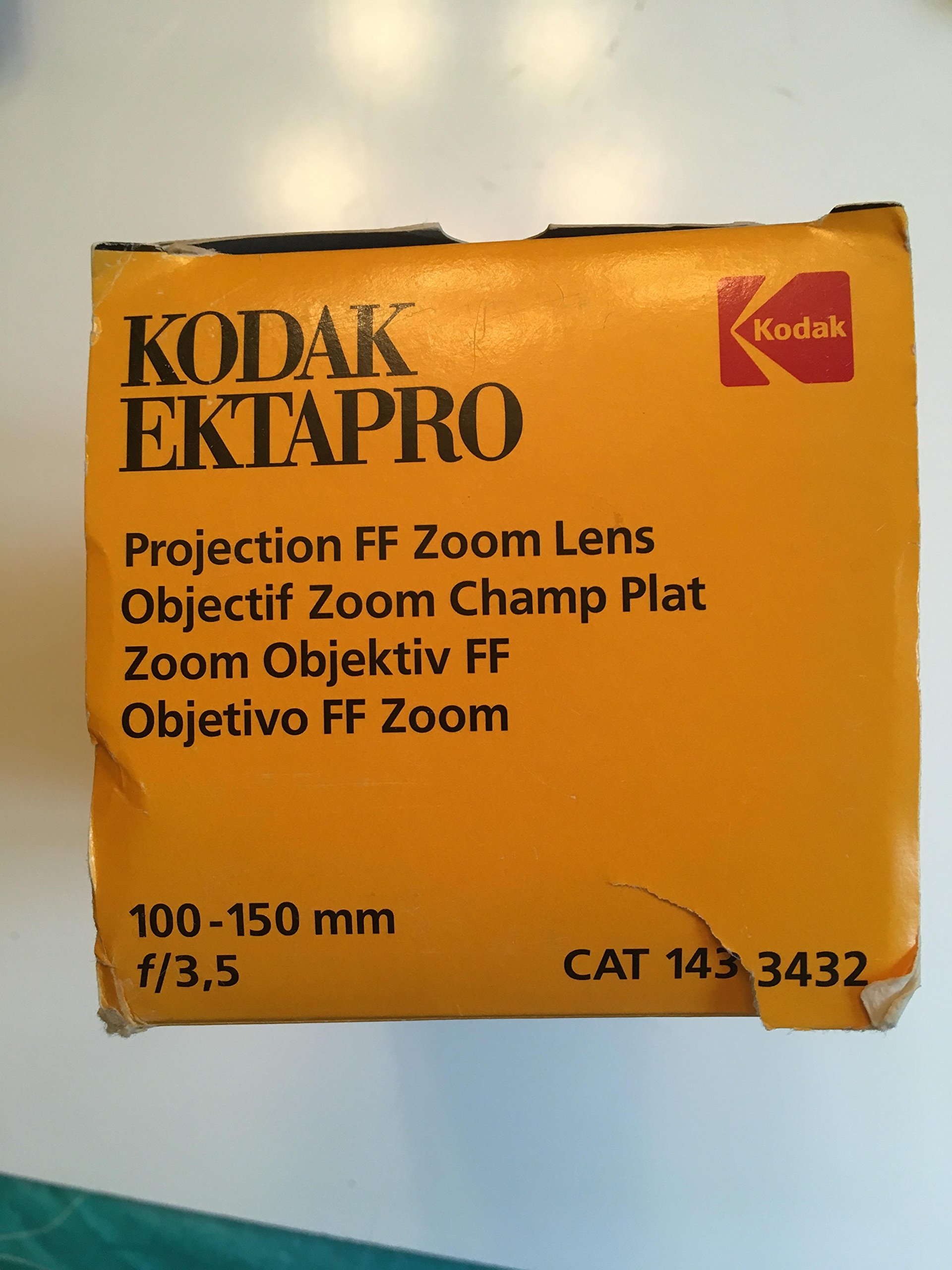 Kodak 100 to 150 mm f/3.5 Flat Field Zoom Projection Lens for Kodak Slide Projector