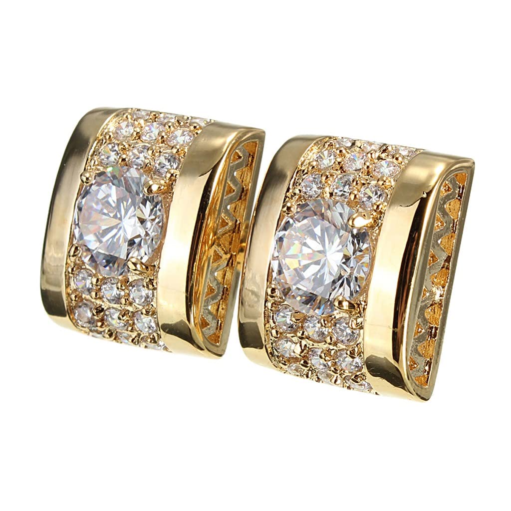 Mens Jewelry Rectangle Brass Shirt Cufflinks Wedding Party Cuff Links Fashion Accessory (Color : A, Size : One Size) (A One Size)