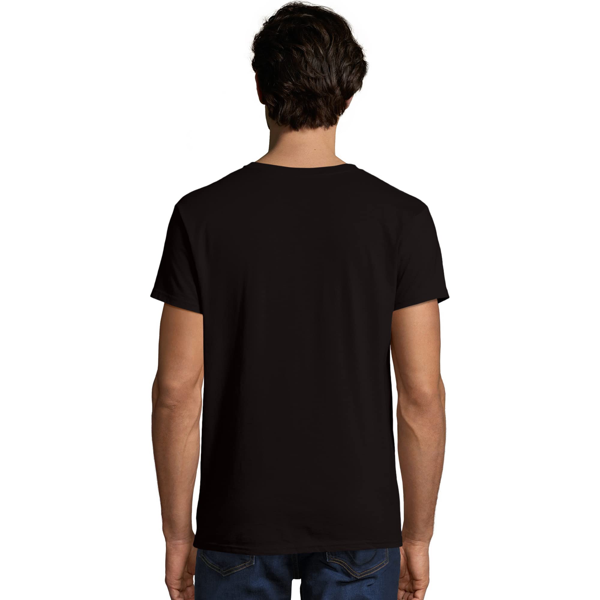 Hanes Men's Nano Premium Cotton T-Shirt (Pack of 2), Black, XX-Large
