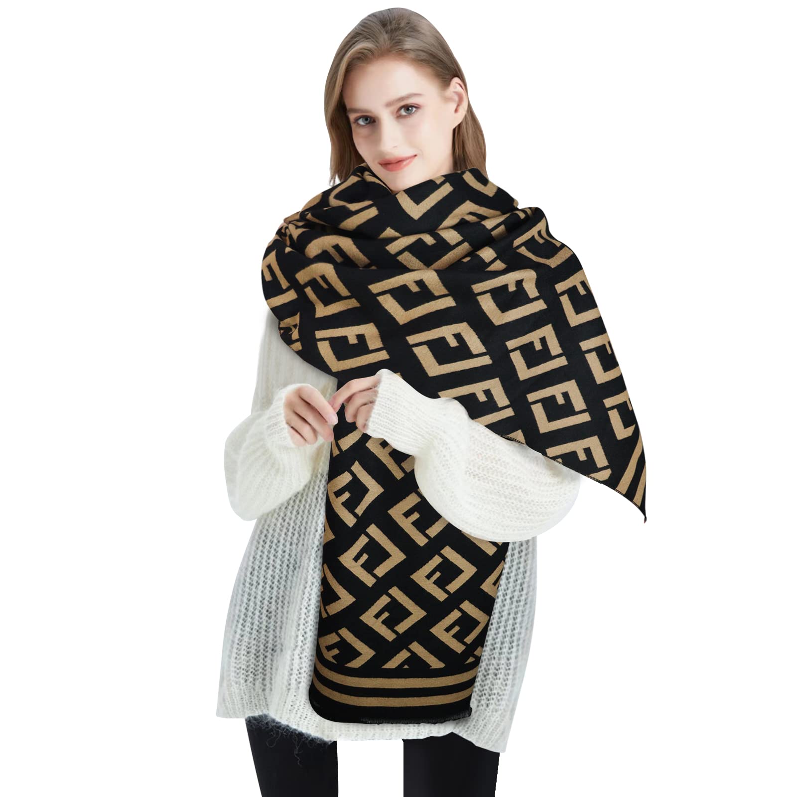 LIFWARM Scarfs for Women Shawls and Wraps for Evening Dresses Pashmina Scarves Blanket Cardigan Cape