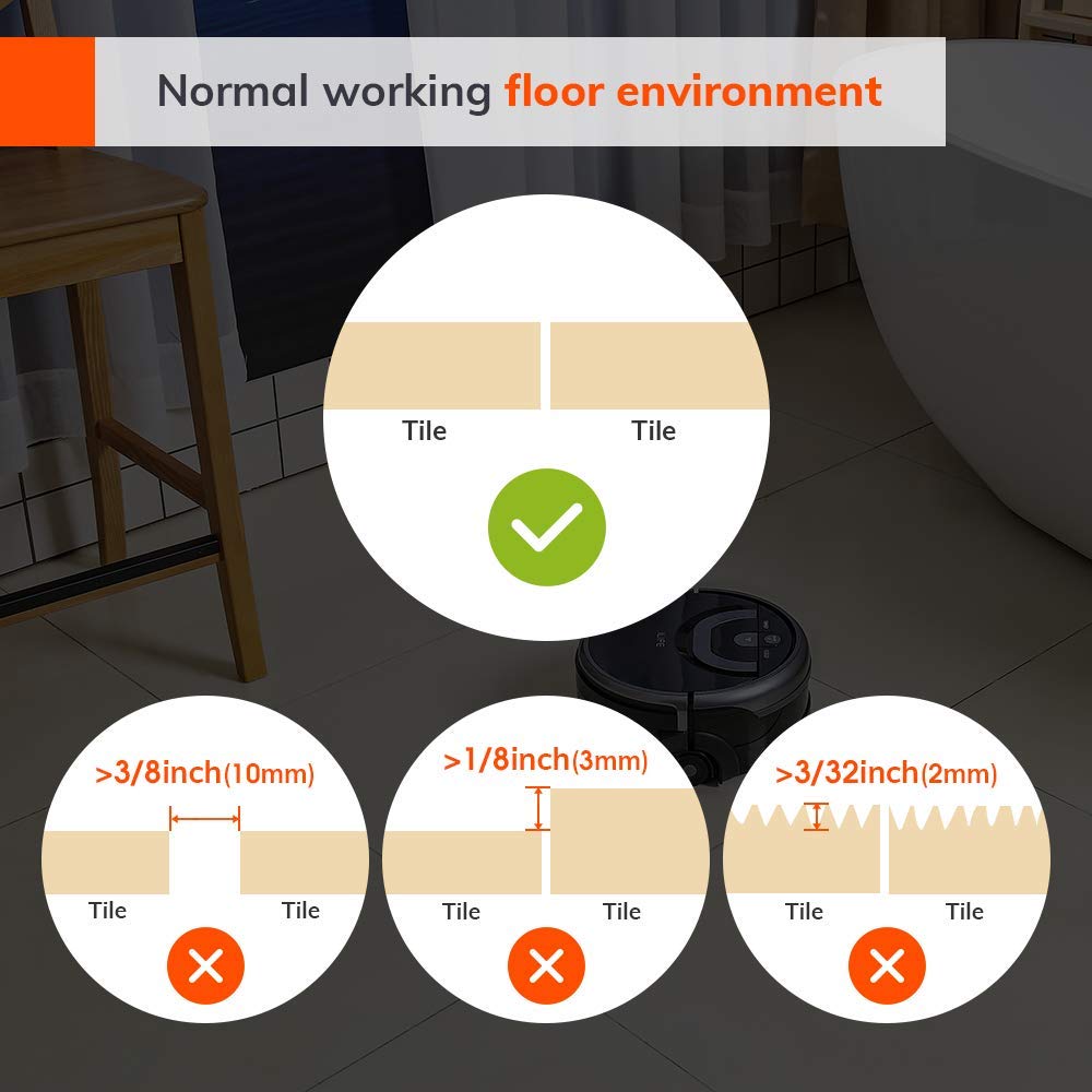 ILIFE Shinebot W400 Floor Washing Scrubbing Robot for Hard Floor, Dual 0.9L Water Tank (Renewed)