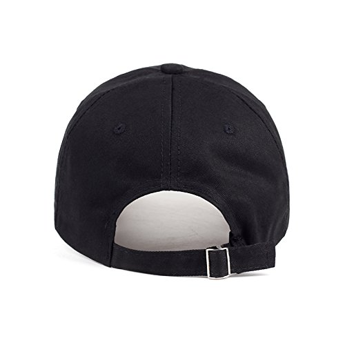 KDAND Cap Baseball Cap Anime Hat for Man Embroidered Cap Black