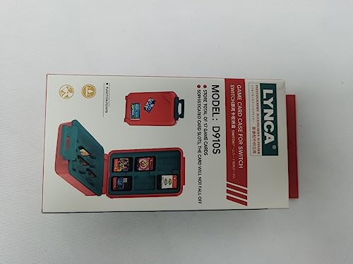 LYNCA Large Capacity Switch Game Card Case Compatible with Nintendo Swith Games, Protective Switch Game Cartridges Memory Card Holder Carrying Storage Box with 17 Cartridge Slots for Nino Switch NS NX