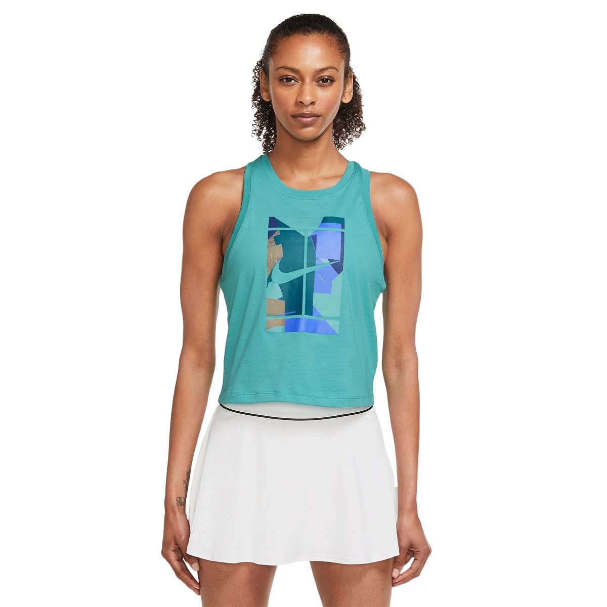 Nike Women's NikeCourt Seasonal Tennis Tank Top (Washed Teal) Size Medium