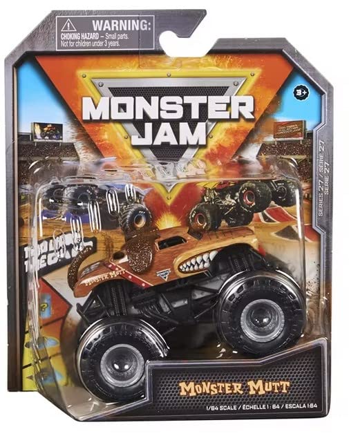 Monster Jam Monster Mutt Brown, Series 27 (1:64 Scale)