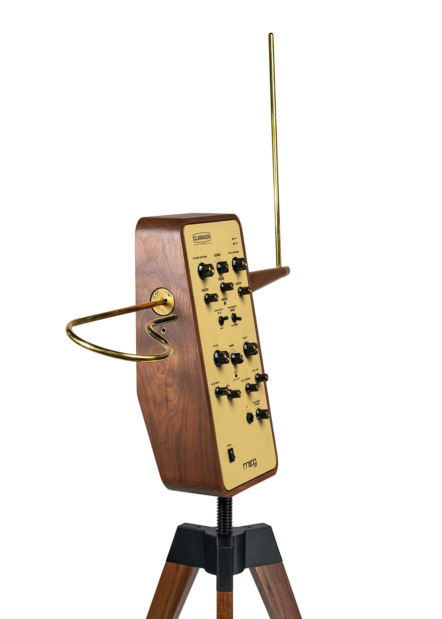 Moog Claravox Centennial Theremini Bundle with Wood Stand