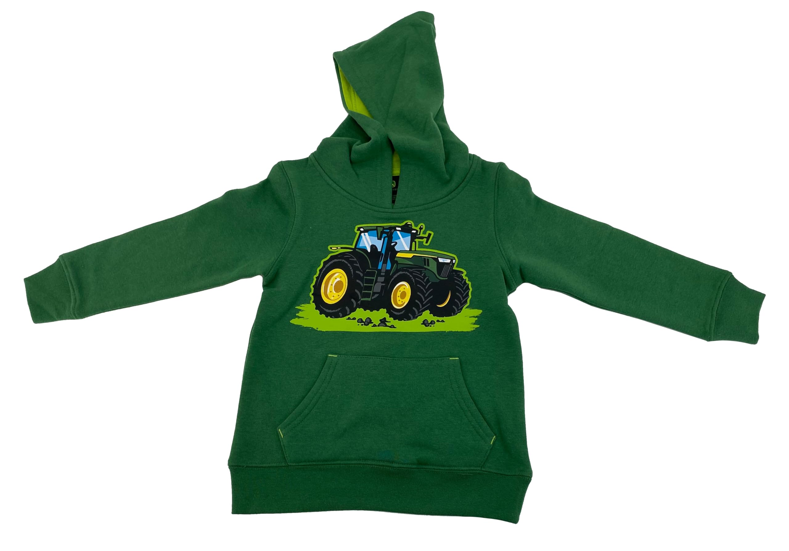 John Deere Green Tractor Hoodie Sweatshirt Sizes 2T 3T 4T (as1, age, 4_years, 4T)
