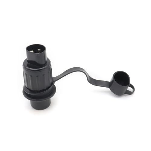 Osdhezcn 3 Trailer Plug Adapter 3 Pin Trailer Plug Trailer Connector Trailer Plug 3 Pin Plug Adapter Trailer Connector Vehicle-Side 3-pin Flat Trailer Wiring Harness Connector Dust Cover