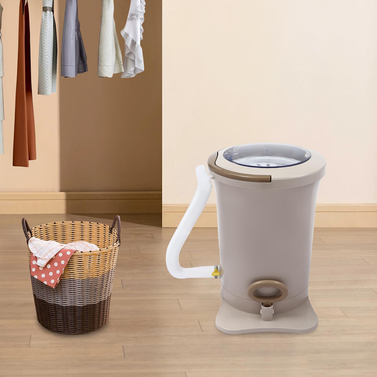 simimasen Dehydrator Manual Clothes Dehydrator Washers Clothes Dryer Portable Clothes Washing Machines For Camping Traveling Hotel