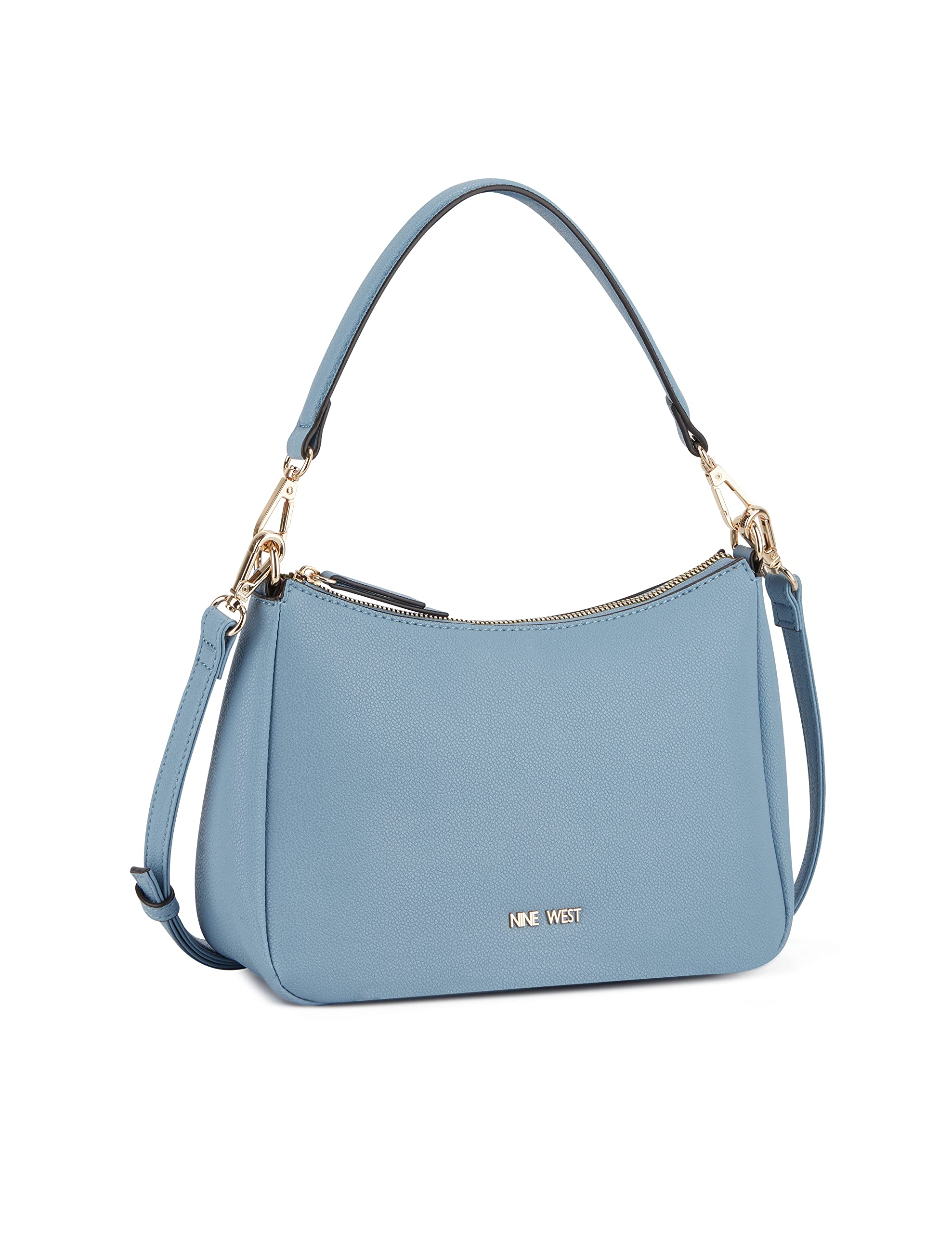 Nine West Rhea Convertible Shoulder Bag Crossbody, Pale Denim