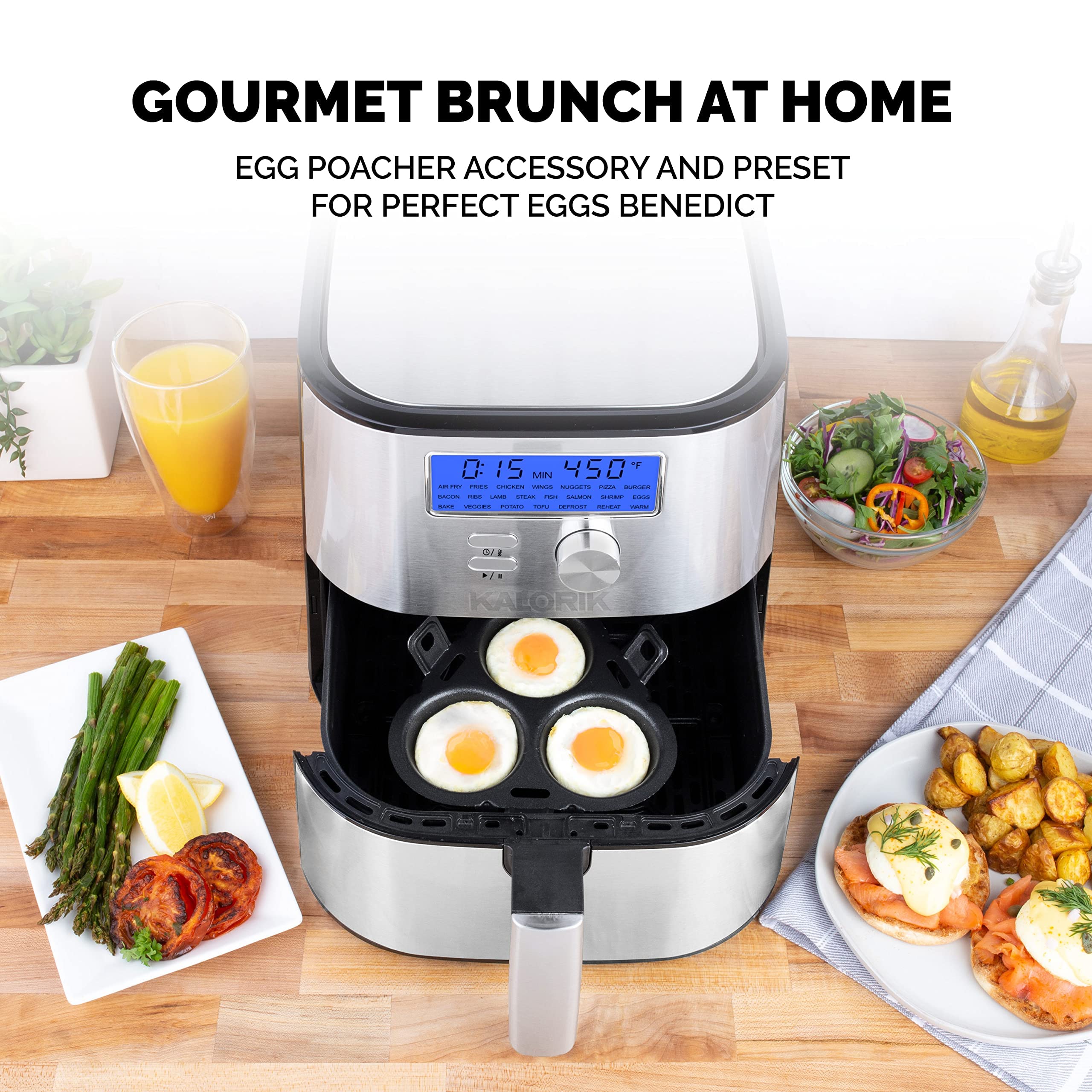 Kalorik MAXX Plus 4 Quart Digital Air Fryer