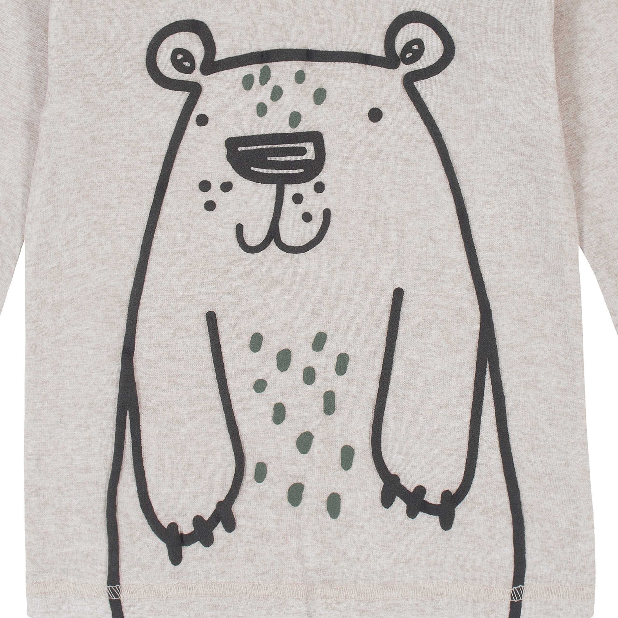 GerberBaby BoysToddler Snug Fit 4-Piece Pajama SetBear Grey24 Months