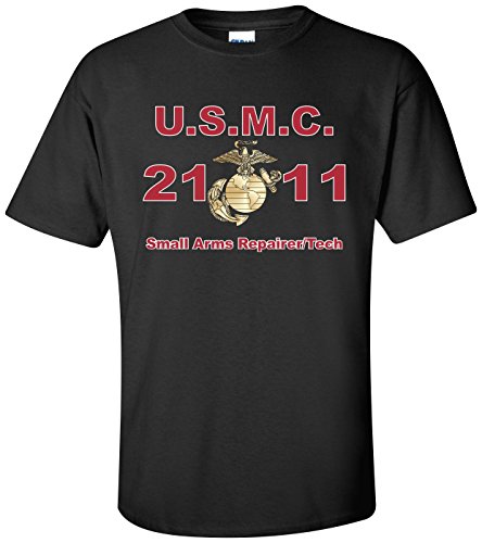 United States Marine Corps MOS 2111 Small Arms Repairer/Tech T-Shirt Black