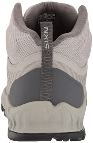 KEEN Men's NXIS Speed Mid Height Vented Hiking Boot, Drizzle/Red Carpet, 11