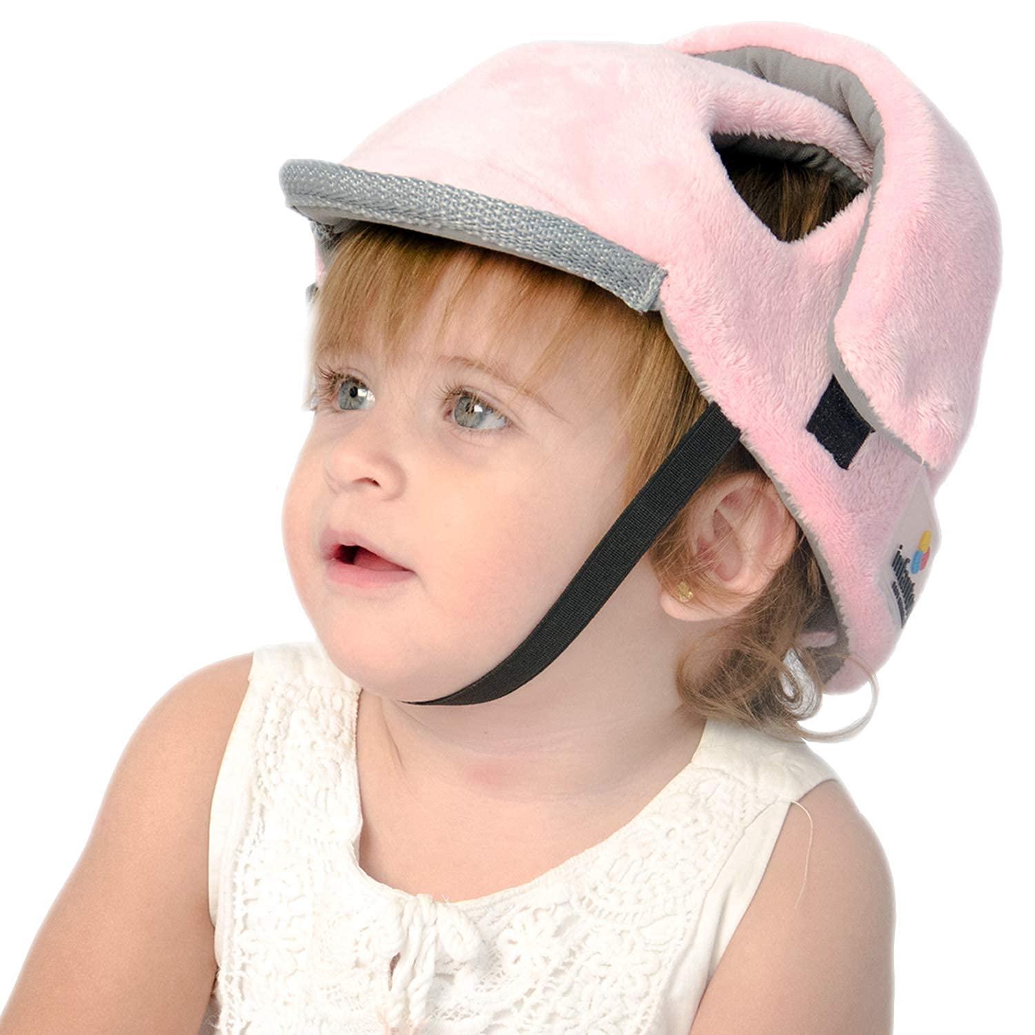 INFANTORY | Baby Helmet for Protection and Safety - Adjustable, Shockproof Foam (Pink)