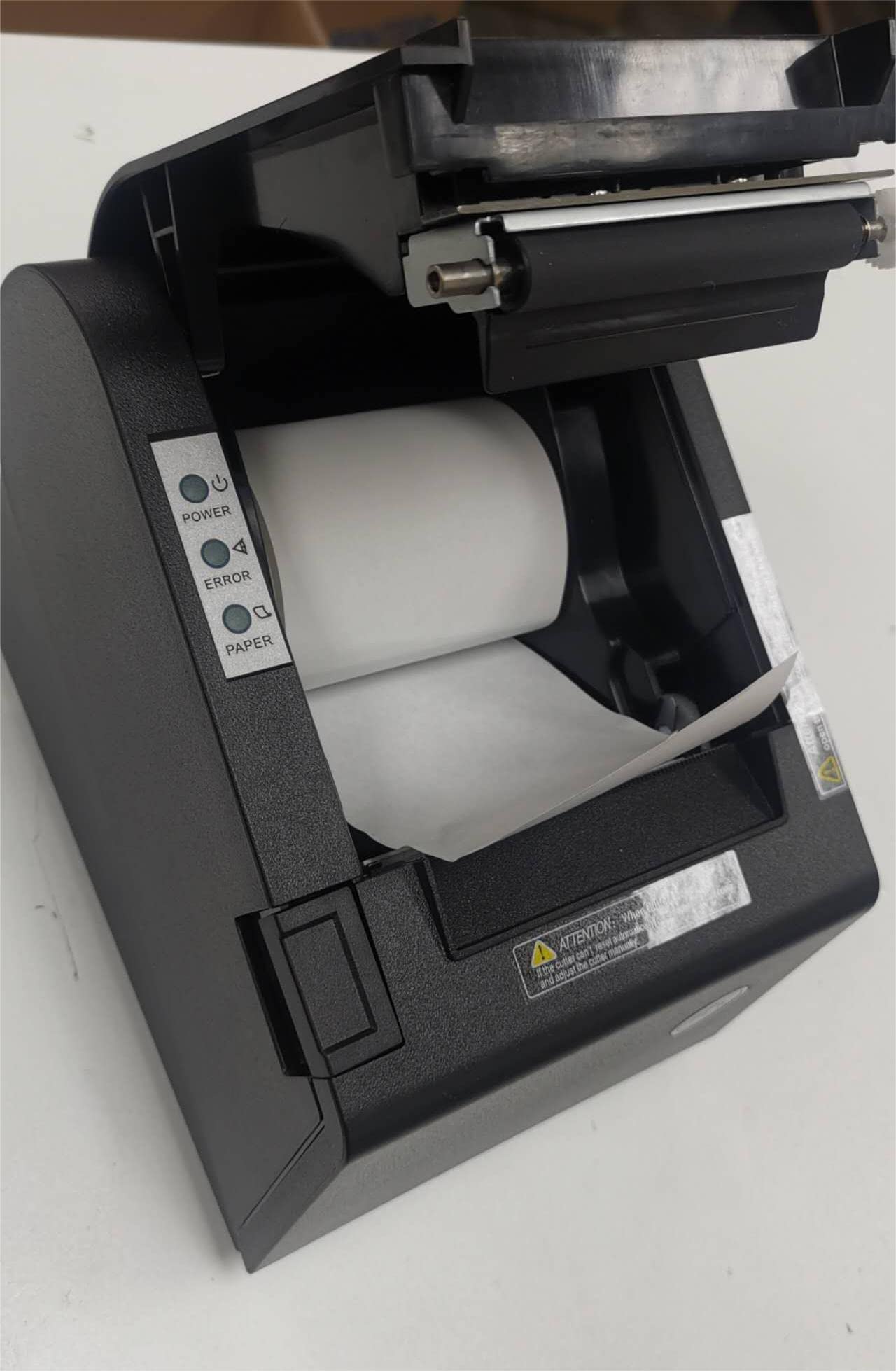 pbm GP-80250 ivn P-822D USB ONLY Thermal Receipt Printer, Cashdrawer Port,USB and Serial Port, AUTO Cut, Supports ESC/POS Star Commands, Compatible with EPSON Star Micronics, 1, Black