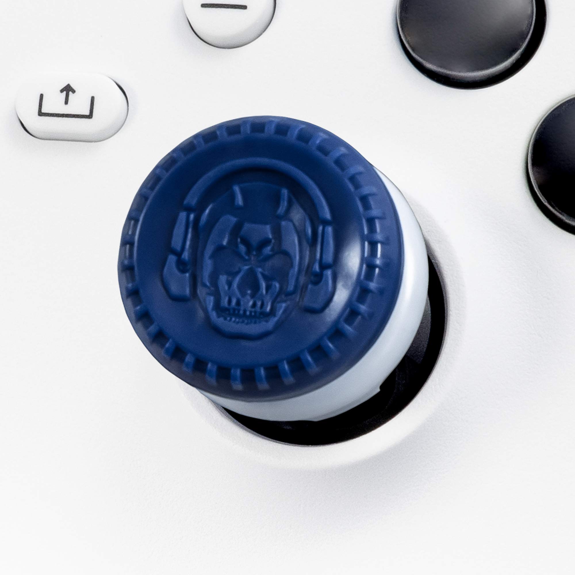 KontrolFreek Call of Duty: Warzone Performance Thumbsticks for Xbox One and Xbox Series X | 2 High-Rise, Hybrid| Blue/Gray